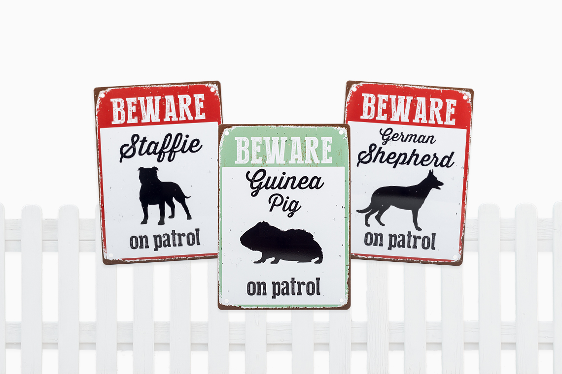 Tin Signs – Magnet & Steel Ltd